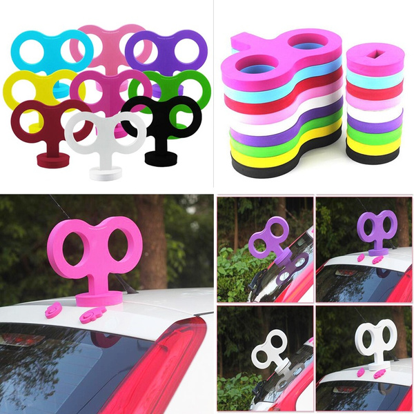 Car styling Car Roof sticker Cute big key 3D sticker car roof ...