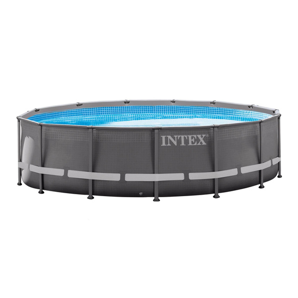 Intex 14ft x 42in Ultra Frame Above Ground Swimming Pool Set with ...