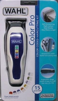 WAHL 9155 100 WHITE HAIRCUT KIT 15PC COLOR CODED PRO BLADES | Wish