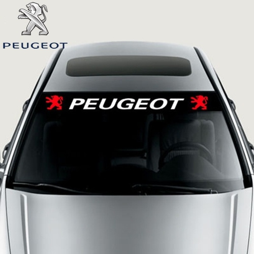 Car Window Sun Shade Sticker Windshield Decal for Peugeot 206 207 307 ...