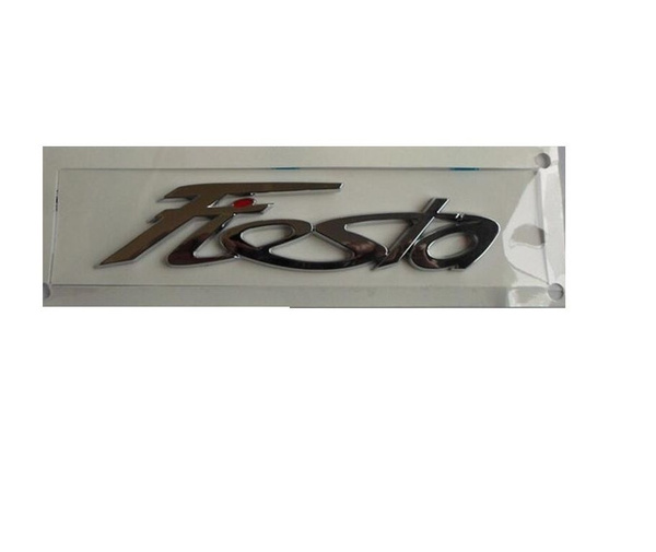 Chrome " Fiesta " Trunk Rear Letters Badge Emblem Decal Sticker for ...