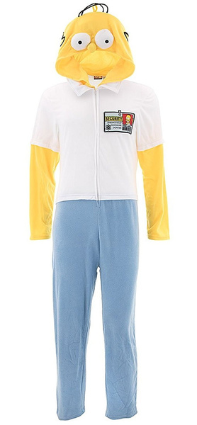 The Simpsons Homer Simpson Hooded Union Suit | Wish