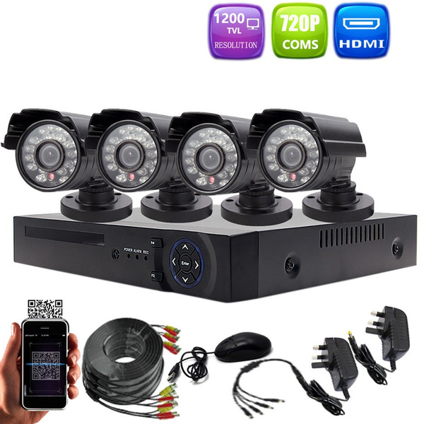 GD Outdoor Waterproof IP66 R Home Surveillance Security Camera System ...