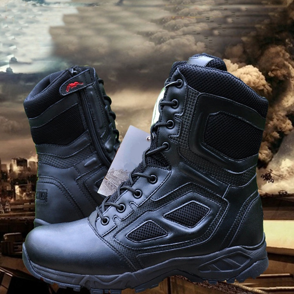 Light Weight Military Commando Combat Short Boots Hiking Shoes Desert ...