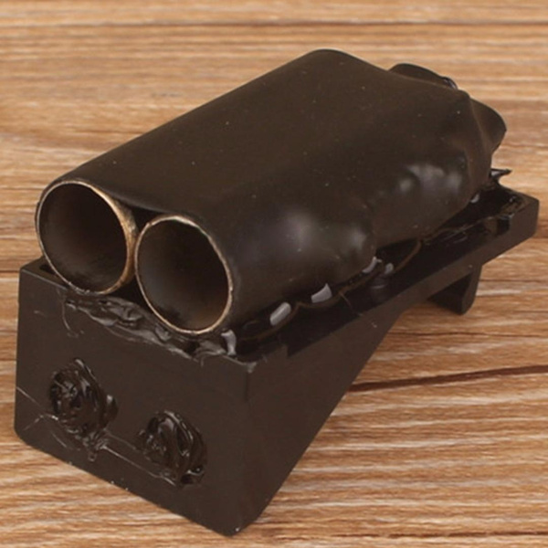 Mini Black Double Shooting Flash Electronic Dual-Pipe Magic Prop For ...