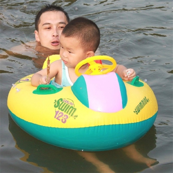 Aby Swimming Float Boat,Pool Floats with Sunshade Canopy for Kids ...