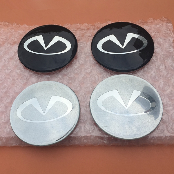 4pcs/set 56.5mm Car Wheel Center Hub Cap Stickers for Nissan INFINITI ...