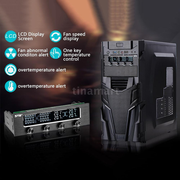 Sunshine-tipway STW Multi-Function PC CPU 4 Channel Fan Controller ...