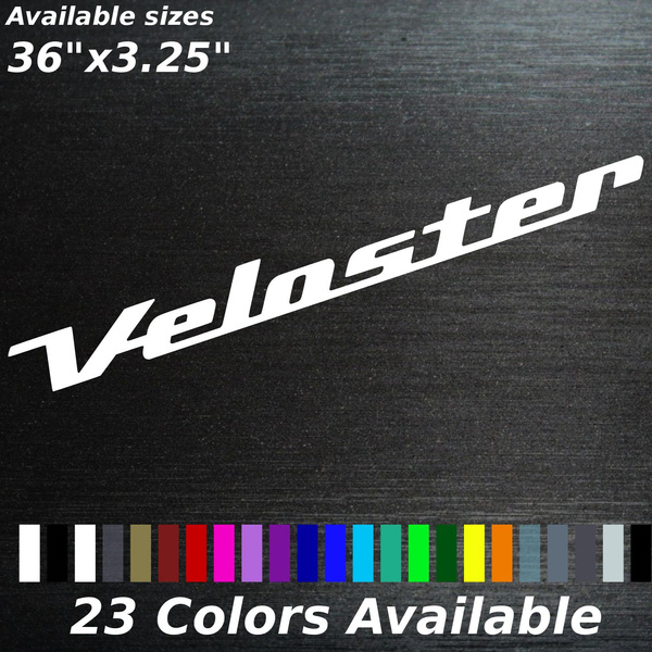 Hyundai Veloster windshield banner decal sticker Sports car Turbo boost ...