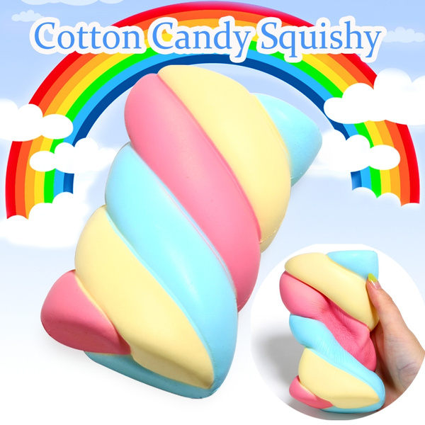 Jumbo Squishy Rainbow Marshmallow Super Slow Rising Cream Scented ...