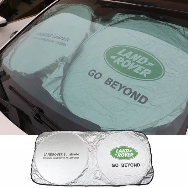 1 x Land Rover Logo Car Windshield Sunshade Visor Cover For Land Rover ...