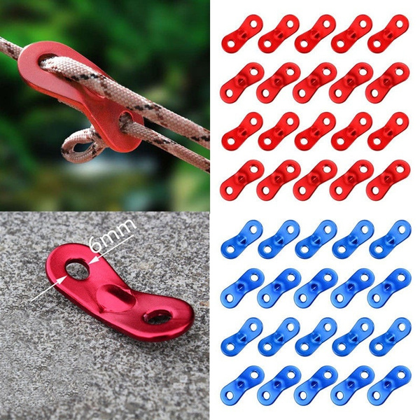 10 pcs camper accessories tent rope adjuster rope tensioner rope ...