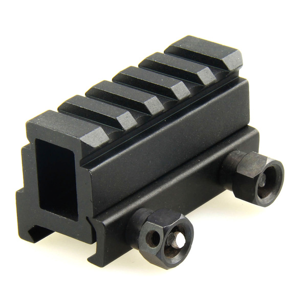 1" inch 5 Slot High Riser 20mm WEAVER PICATINNY See Through Scope Mount ...