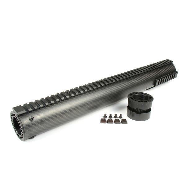 16.5" Extra Length Carbon Fiber Free Float Handguard Picatinny Rail ...
