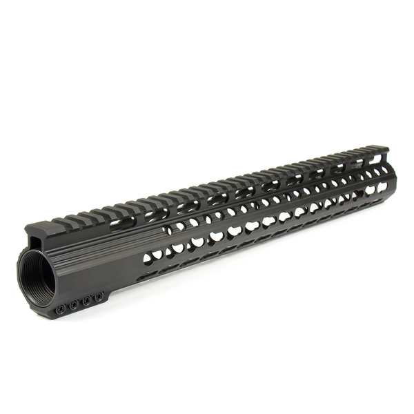Super Slim 15" Extra Length KeyMod Free Float Handguard Rail .223 223 ...