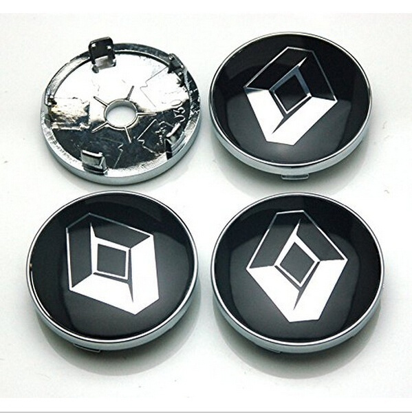 4pcs/set 60mm Wheel Center Hub Cap Car Rim Dust-proof Badge Emblem ...