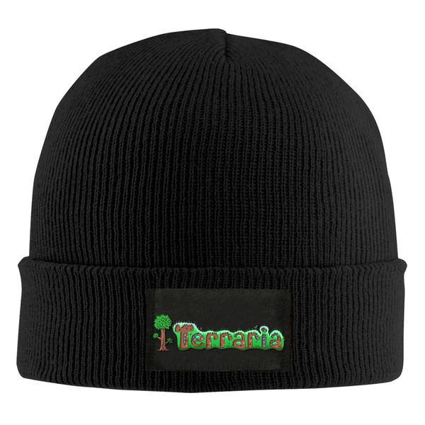 Terraria game Logo Unisex Adult Print Beanie Caps Adjustable Knitted ...