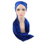 Muslim Hijab Women Muslim Headscarf with Lace Wrapped Head Scarf Hat ...