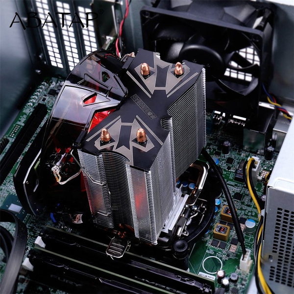 CPU Cooler Pure Copper Double Heat Pipe CPU Radiator Brass Tower CPU ...