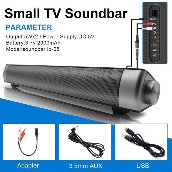 Hifi TV Soundbar Wireless Subwoofer System Bluetooth Speaker Theater ...