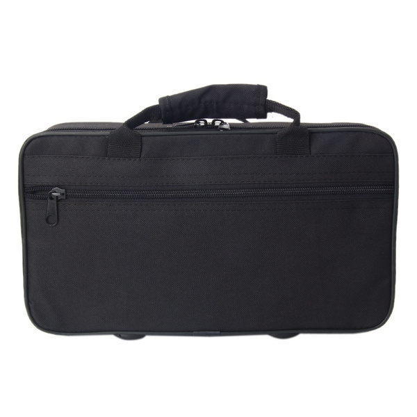 Durable Clarinet Carrying Case Padded Gig Bag w/ Side Pocket Shoulder ...