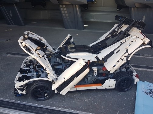 New LEPIN 23002 3136Pcs Technic series Traffic jam Model Building ...