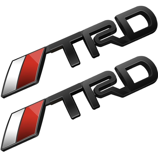 Toyota TRD Car Emblem Chrome Stickers Decals Badge Labeling for Fj ...