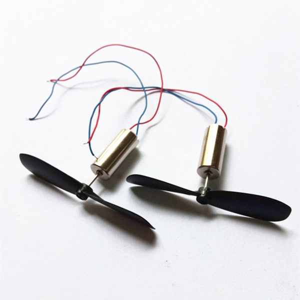 3.7V 48000RPM Electric Aircraft Coreless Motor + Propeller for RC Toy 2 ...