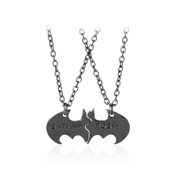 2 in 1 Batman Robin alphabet Pendant Necklace combination Necklace | Wish