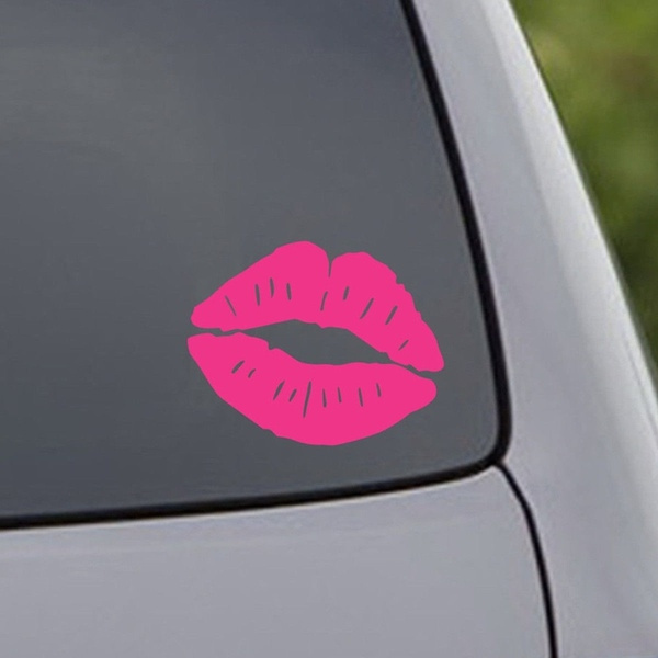 Kiss Mark Skull Lip Car Sexy Decal Sticker Girl Lipstick Window Bumper ...