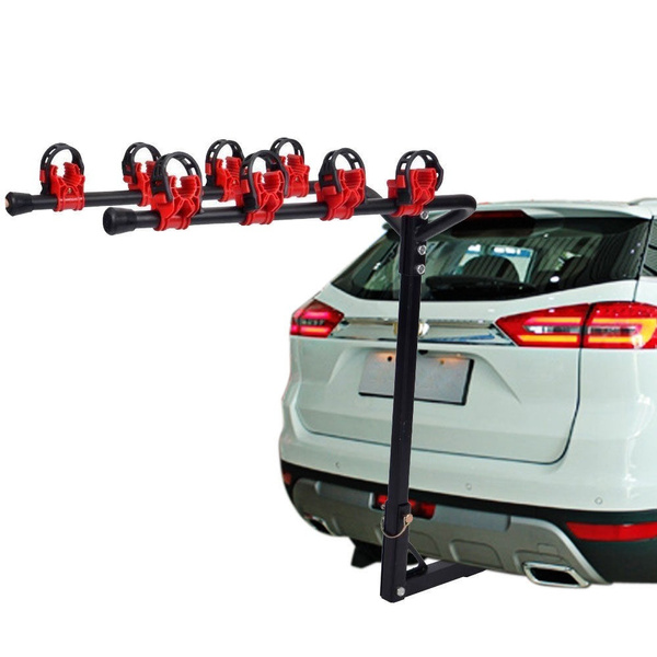 Portable Quick Release Bike Carrier Bike Rack 4 Bicycle Hitch Mount ...