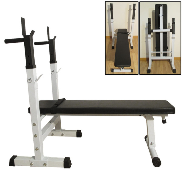 Folding Weight Lifting Flat Sit up Incline Bench Fitness GYM Workout ...
