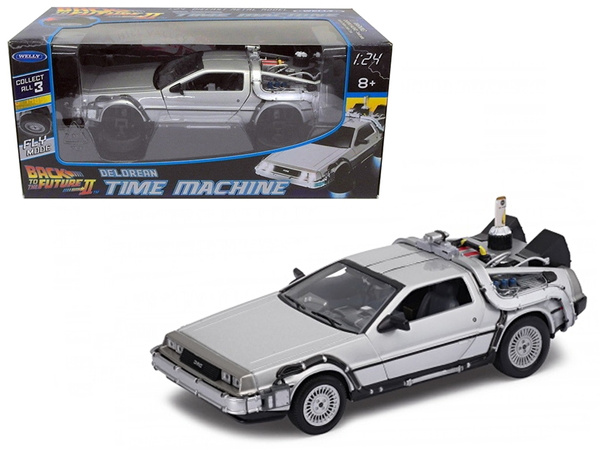 DeLorean from movie "Back To The Future 2" Flying Version 1/24 Diecast ...