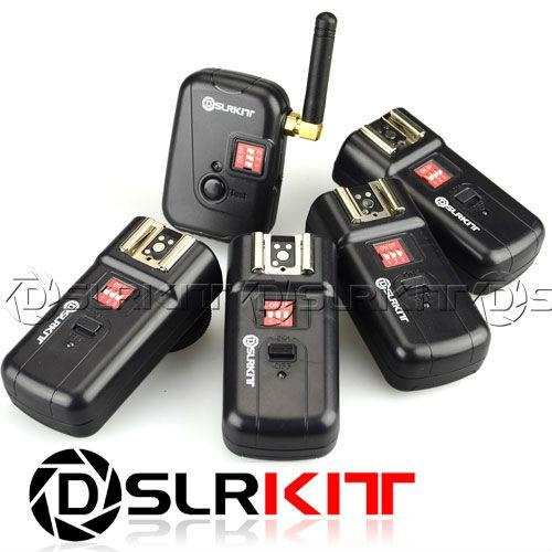 DSLRKIT PT-08XT 8 Channels Wireless/Radio Flash Trigger with Antenna ...