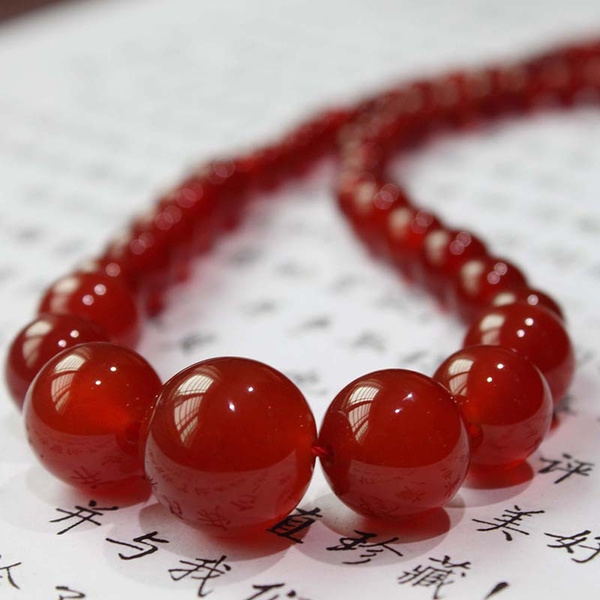 Liangshan Natural Red Agate Tower Chain Red Chalcedony Female Models ...