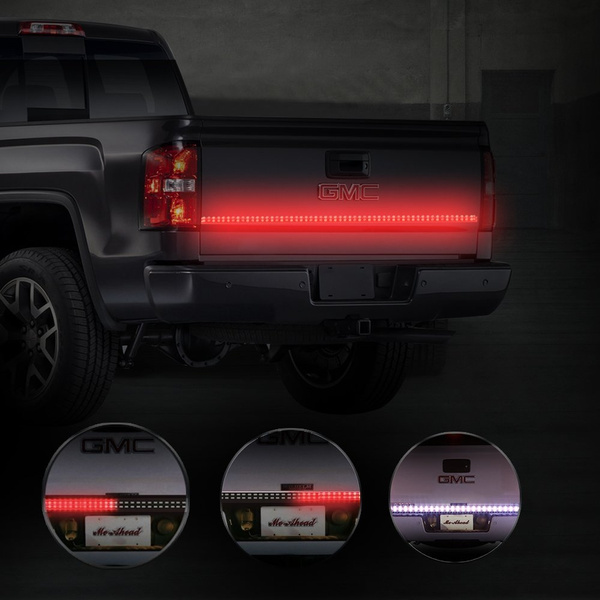 49/60 Inch LED Truck Tailgate Light Bar Strip Red/White Reverse Stop ...