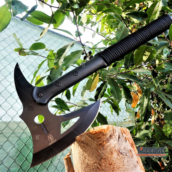 USA SELLER USA STOCK 17" ZOMBIE SURVIVAL TOMAHAWK BLACK THROWING AXE ...