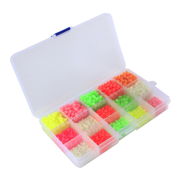 Carp Fishing Accessories Box Kit Beads Floating Darkness Glow Plastic ...