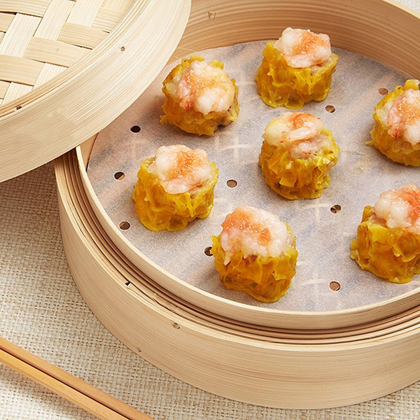 50Pcs/100Pcs Bamboo Steamer Dim Sum Non Stick Paper Steam Mat | Wish
