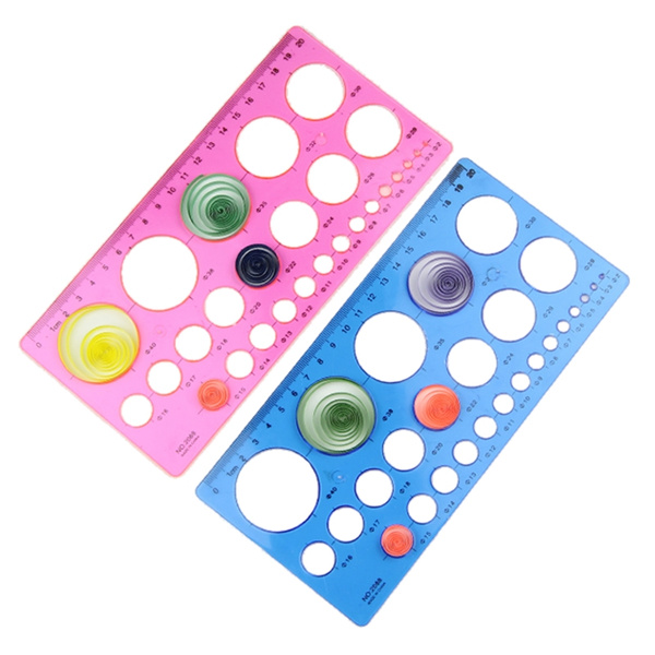 Quilling Ruler Template Tool Kit Circle Size Origami Paper Quilled ...