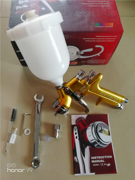 DEVILLEBS lvmp spray gun professional spray gun TTS golden paint gun s ...