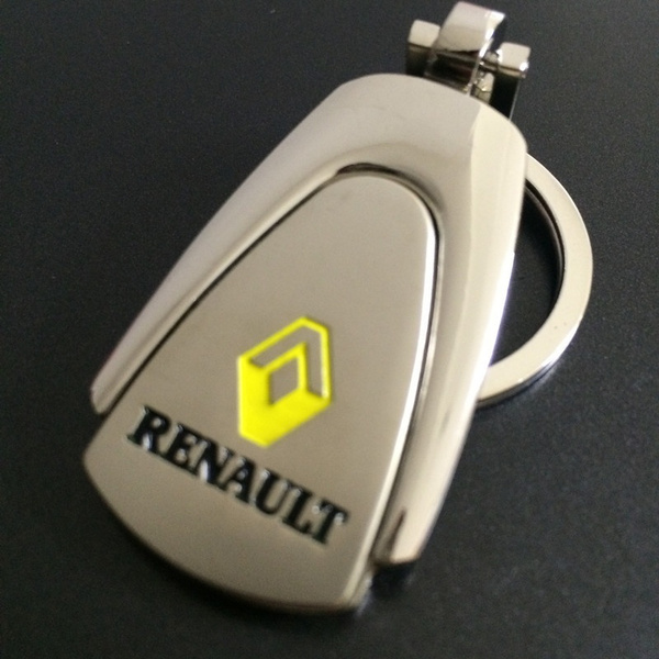 1 x Metal Key Chain Key Ring Key Holder for Renault Twingo Clio Captur ...