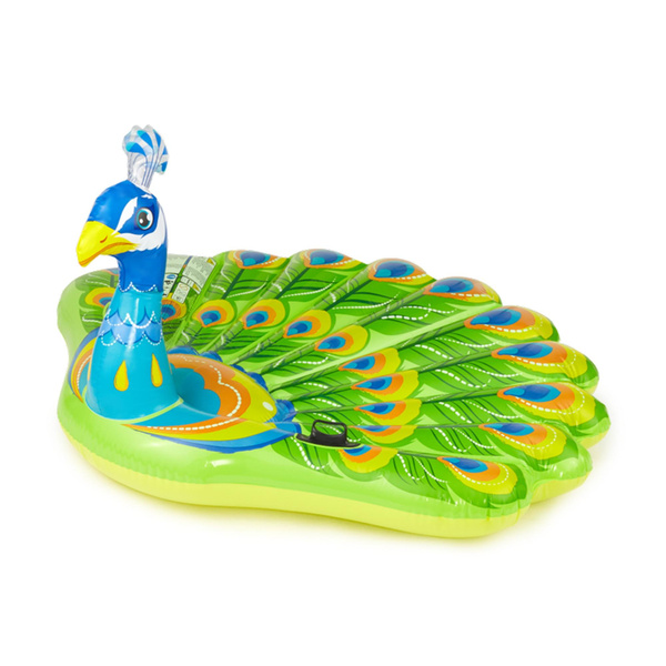 Intex Giant Inflatable Colorful Peacock Island Ride On Swimming Pool ...