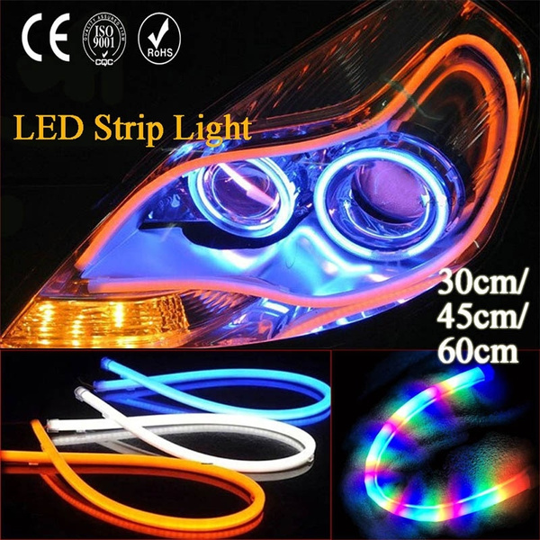 1 Pair 30cm 45 Cm 60cm Universal Car LED Tube Strip Style Daytime ...
