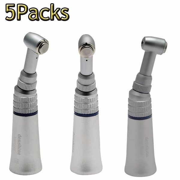 5Packs Classic Dental Slow Low Speed Handpiece Push Button Contra Angle ...