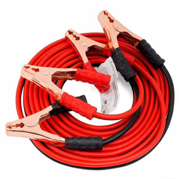 New Heavy Duty 10 FT Cable Jumping Cables Power Jumper 500 AMP | Wish