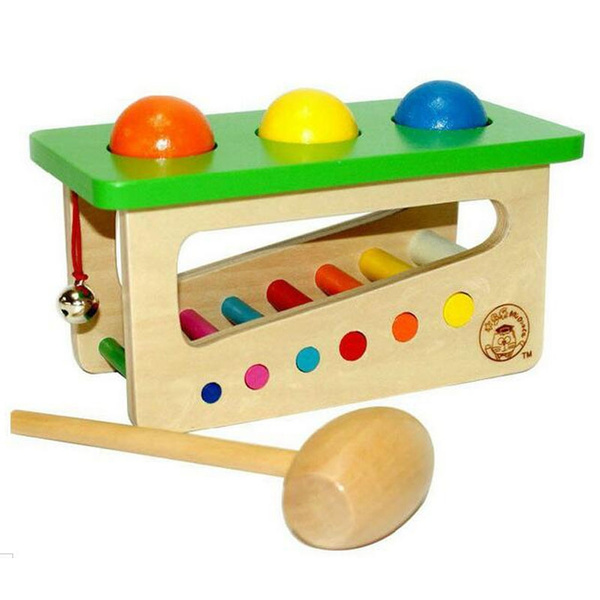 Wooden Sound Knocks Beat Balls Montessori Educational Toy For Children ...