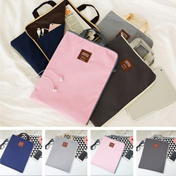 Canvas File Folder Bag Office Supplies Organizer Bag Cartella Documenti ...