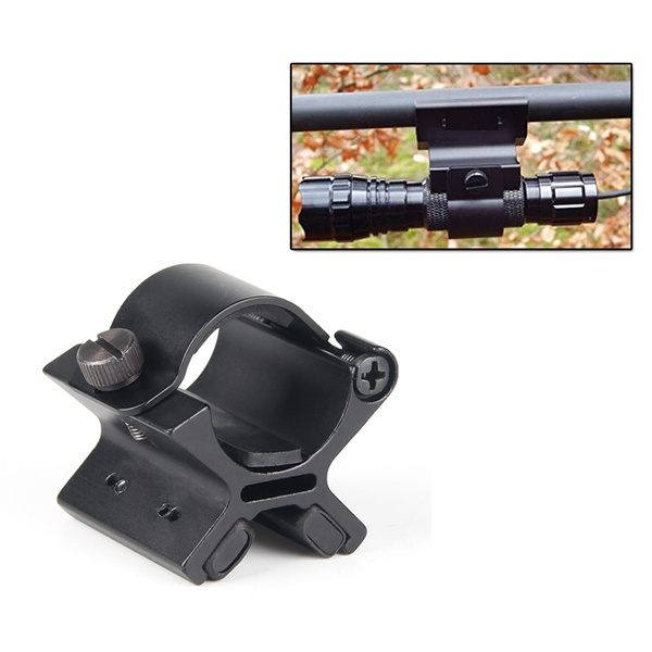 Dual Magnetic Airsoft Mount Flashlights Torch Bracket For 24-27mm Rifle ... Dual Magnetic Airsoft Mount Flashlights Torch Bracket For 24-27mm Rifle ...