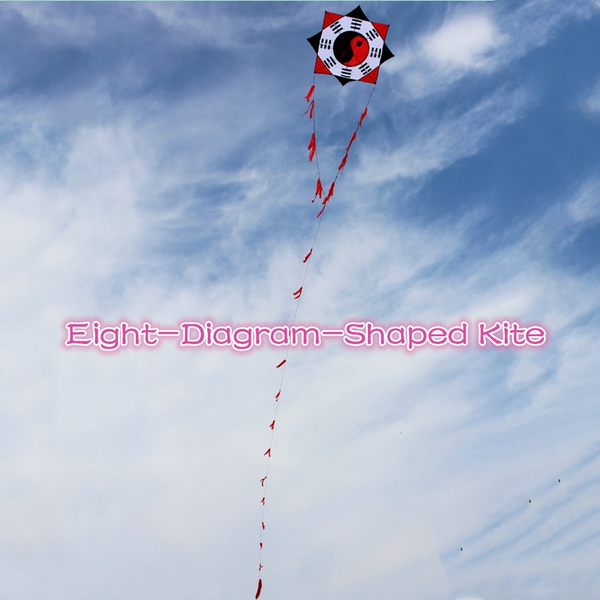 Outdoor Fun Sports Diamond 1m Eight-Diagram-Shaped Kite Good Flying ...